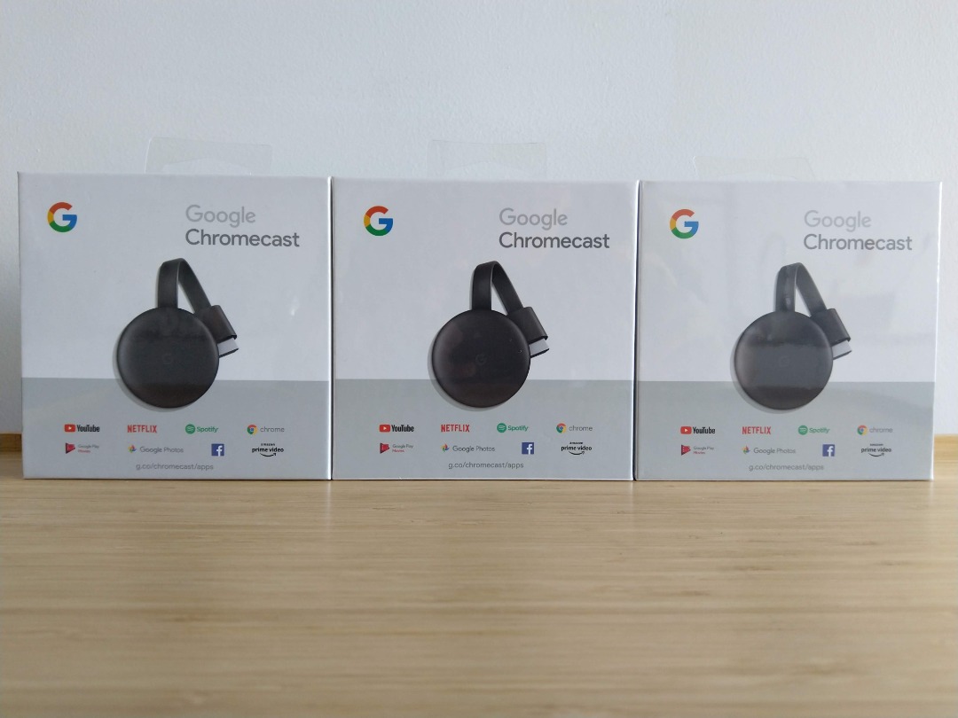 Google Chromecast 3rd Gen (SG Set, Local Warranty), TV & Home Appliances, TV & Entertainment ...