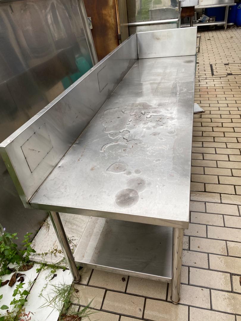 Hawker/foodstall stainless steel stove table, cupboards, table,rack ...