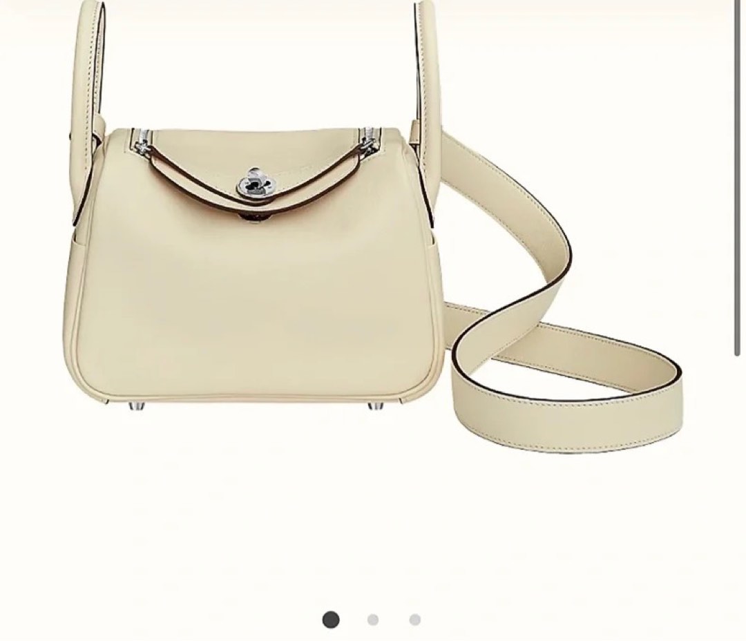 Hermes Mini Lindy Nata Swift, Women's Fashion, Bags & Wallets, Shoulder ...