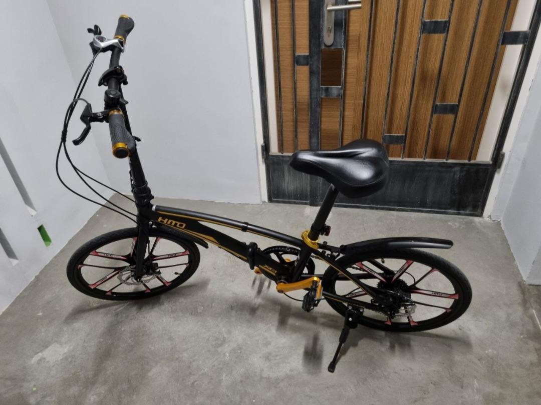 Hito Foldable Bike Shimano 7 speed folding bike (Like New), Sports ...