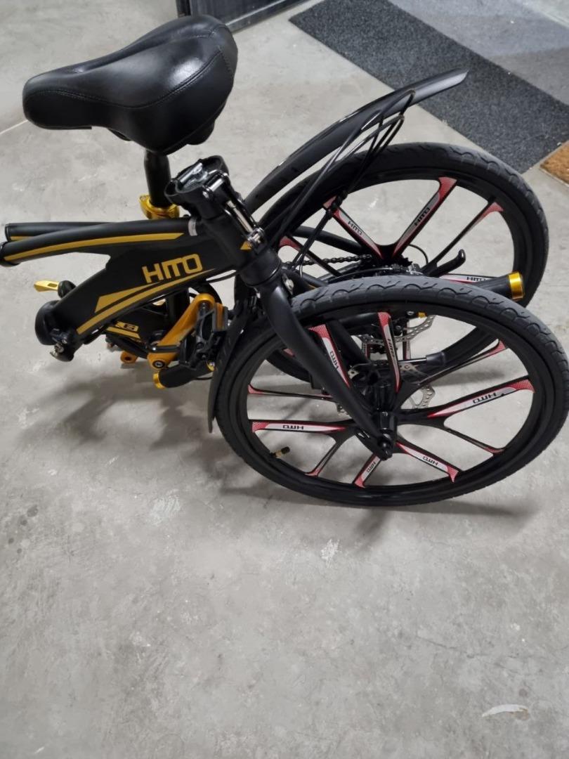 Hito Foldable Bike Shimano 7 speed folding bike (Like New), Sports ...