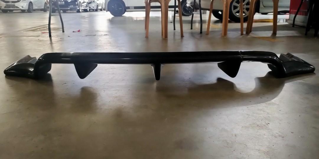 Honda civic type r carbon fiber Rear JS racing diffuser, Car ...