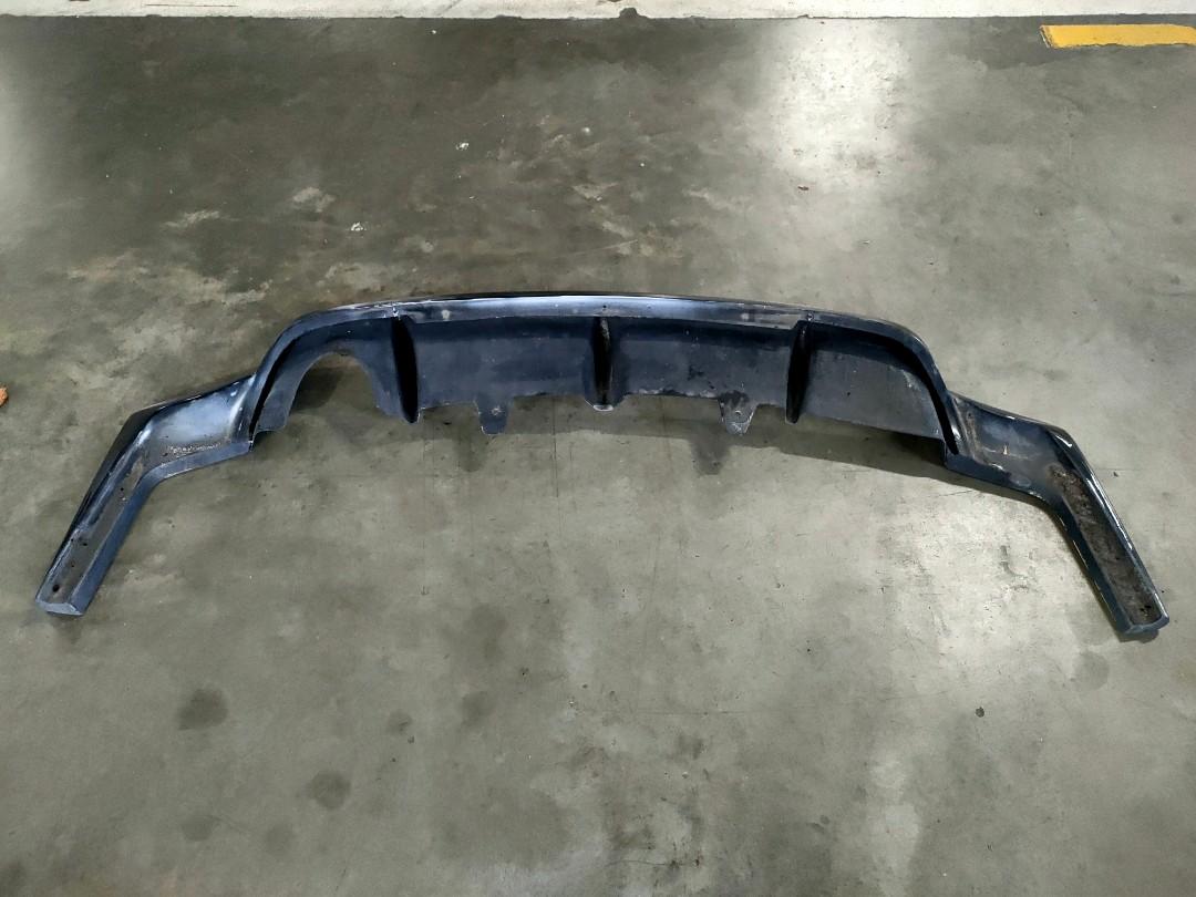 Honda civic type r carbon fiber Rear JS racing diffuser, Car ...
