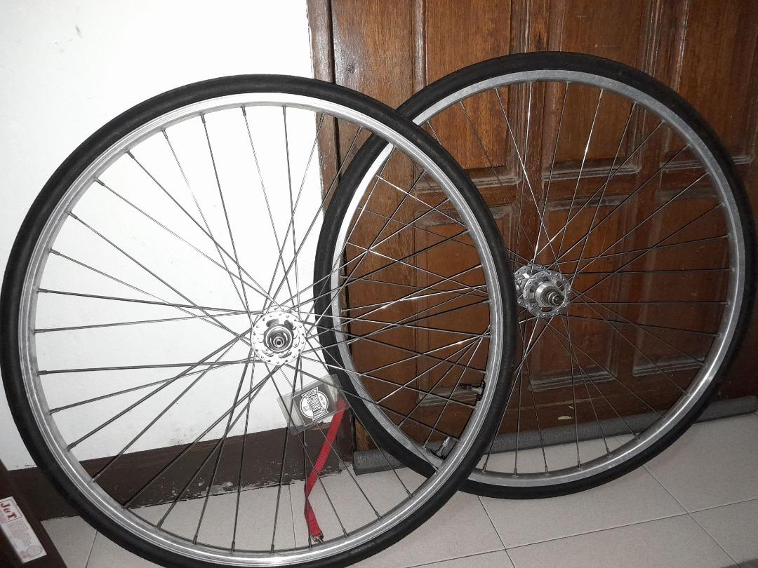 HPLUS SON TB14 WHEELSET 36 HOLES, Sports Equipment, Bicycles & Parts ...