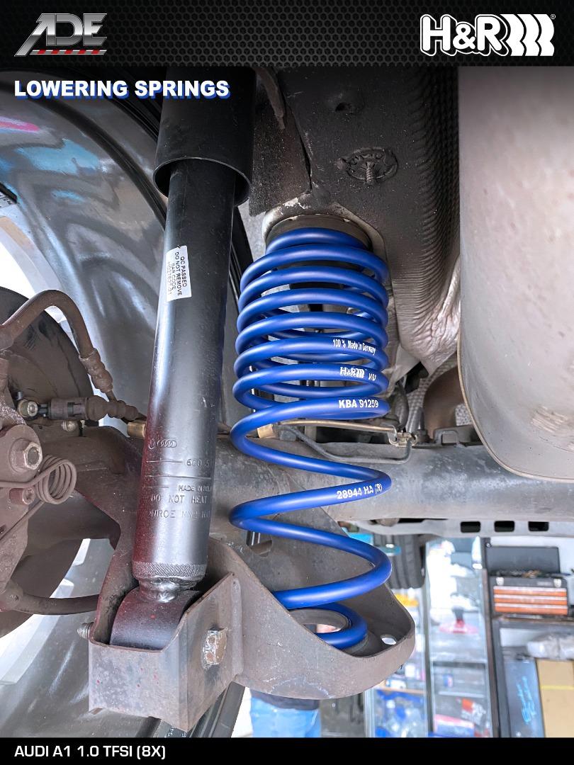 H&R LOWERING SPRINGS ON AUDI A1 1.0 TFSI (8X), Car Accessories ...