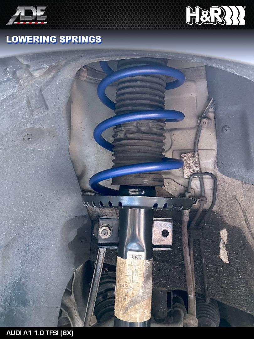 H&R LOWERING SPRINGS ON AUDI A1 1.0 TFSI (8X), Car Accessories ...