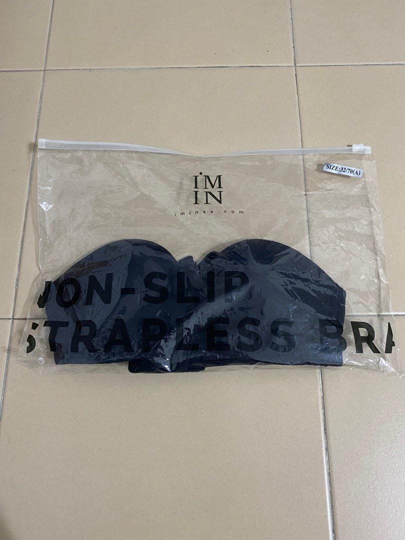 IMINXX 4th Gen 100% Non-Slip Strapless Bra in Black and Nude (32/70A ...