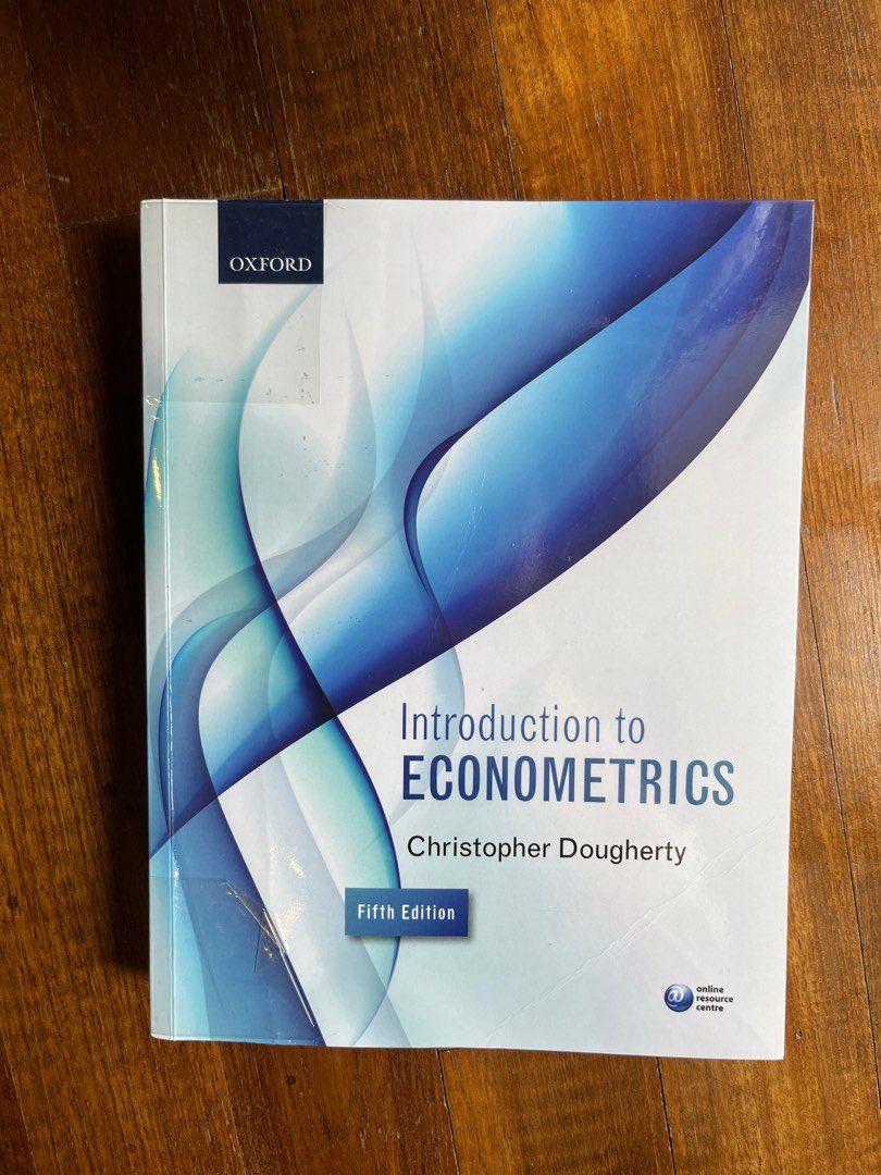 Introduction To Econometrics 5th Edition Christopher Dougherty