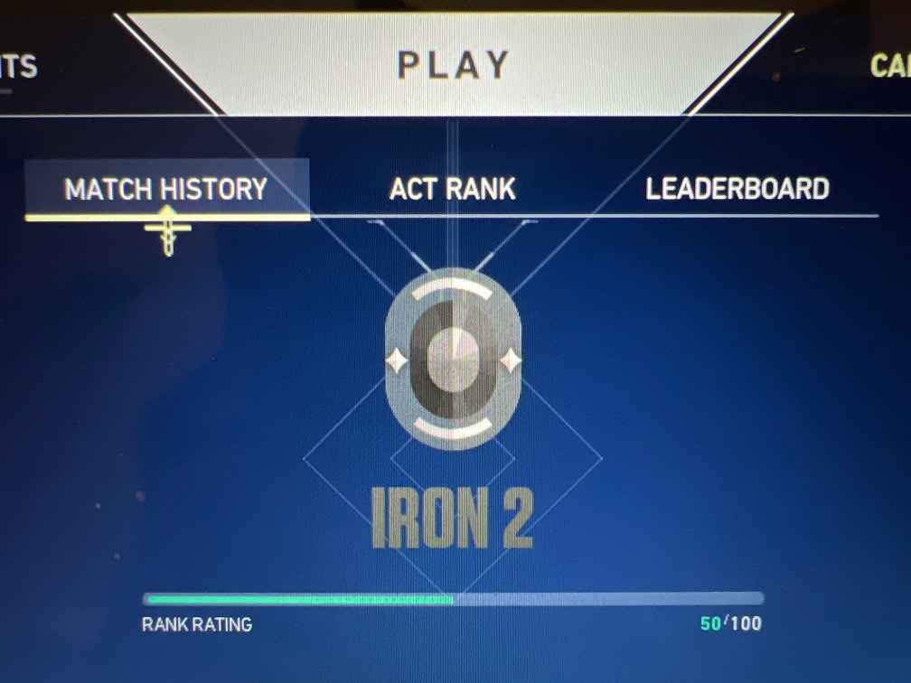 Iron 2 Ranked Currently EP5 ACT2 Valorant Smurf Account, Video Gaming ...