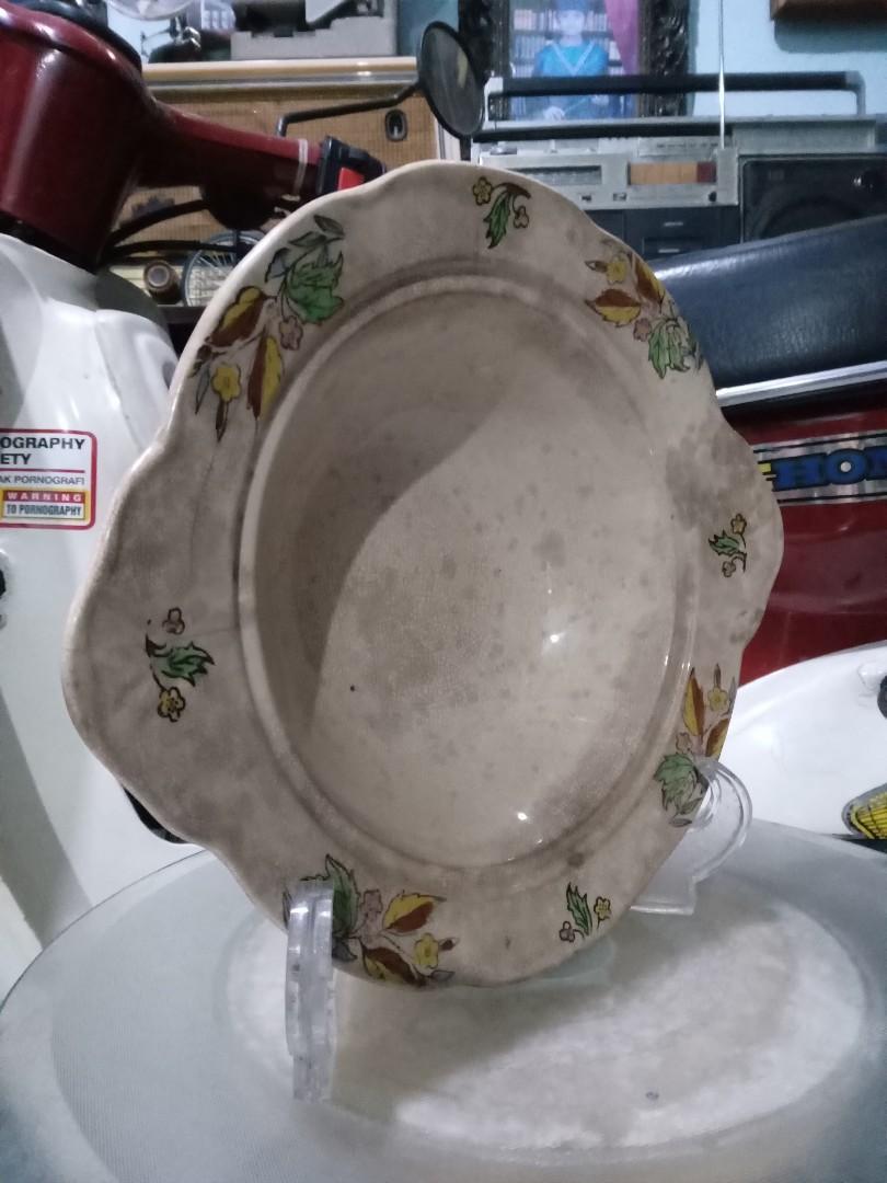 Jas Broadhurst vintage piring keramik kuno eropa mangkok keramik antik ...