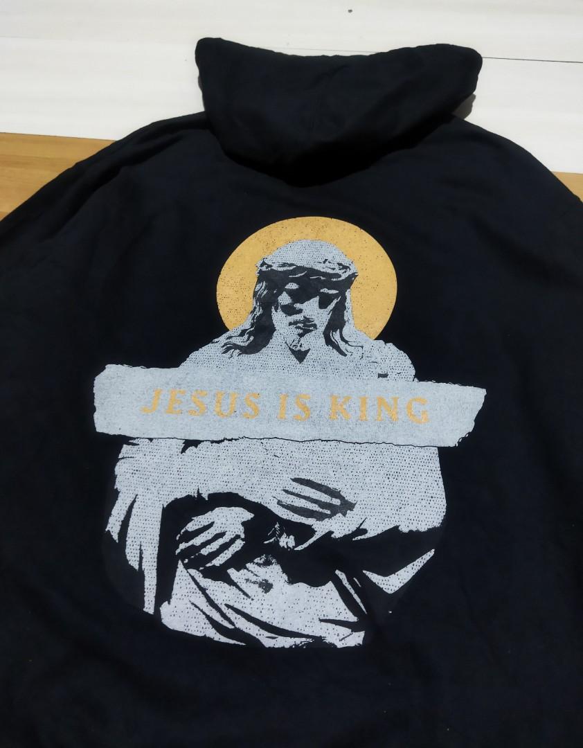 Kanye west jesus is king hoodie jacket, Men's Fashion, Tops & Sets ...