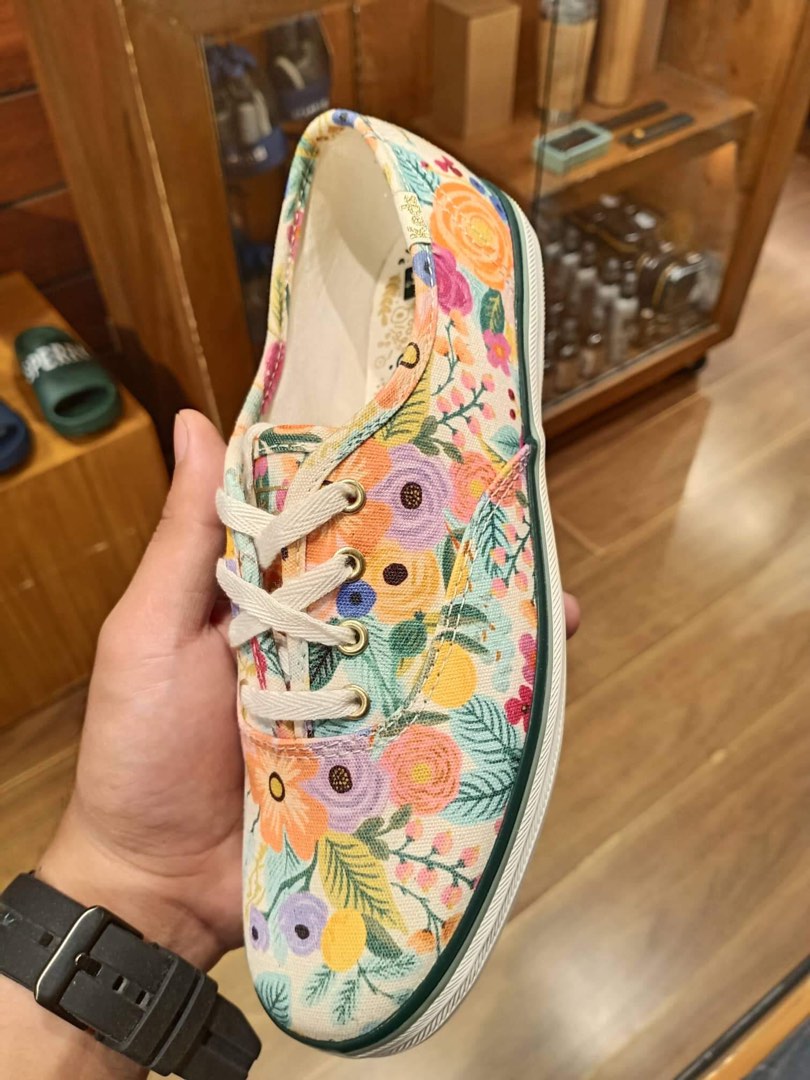 Keds Rifle Paper Co Floral, Women's Fashion, Footwear, Sneakers on ...