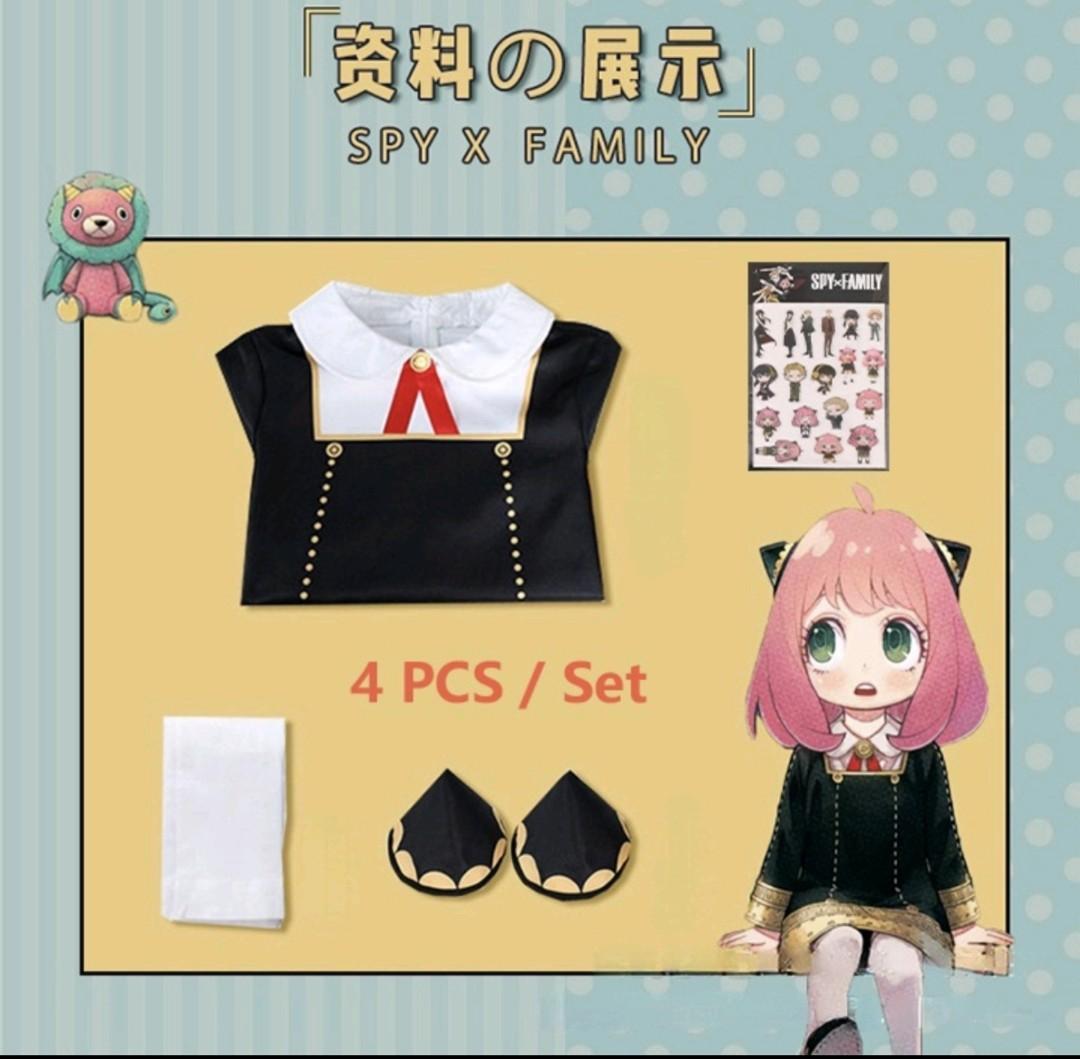 Kids Costume Anime Cosplay 3-4 yrs old Anya Spy Family, Babies & Kids ...