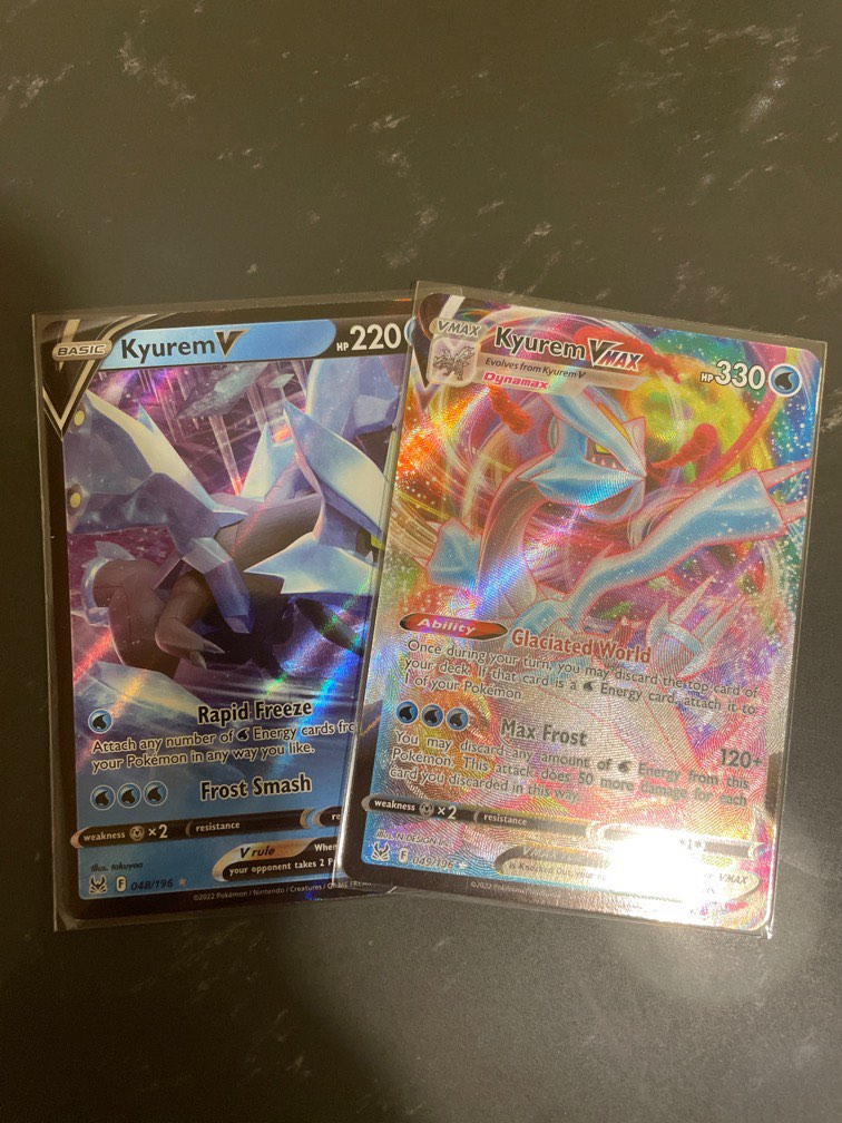 Kyurem Vmax Set lost origins, Hobbies & Toys, Toys & Games on Carousell