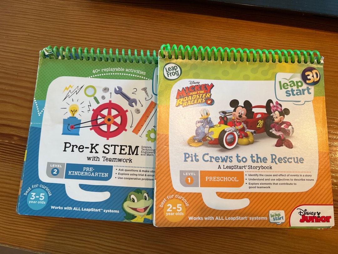 Leap frog leap start Level 1-2, 興趣及遊戲, 玩具 & 遊戲類 on Carousell