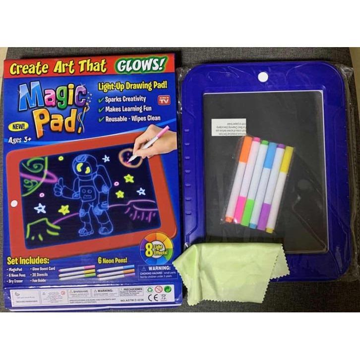 LED Glowing Magic Pad Drawing / Painting Board - Early Learning ...