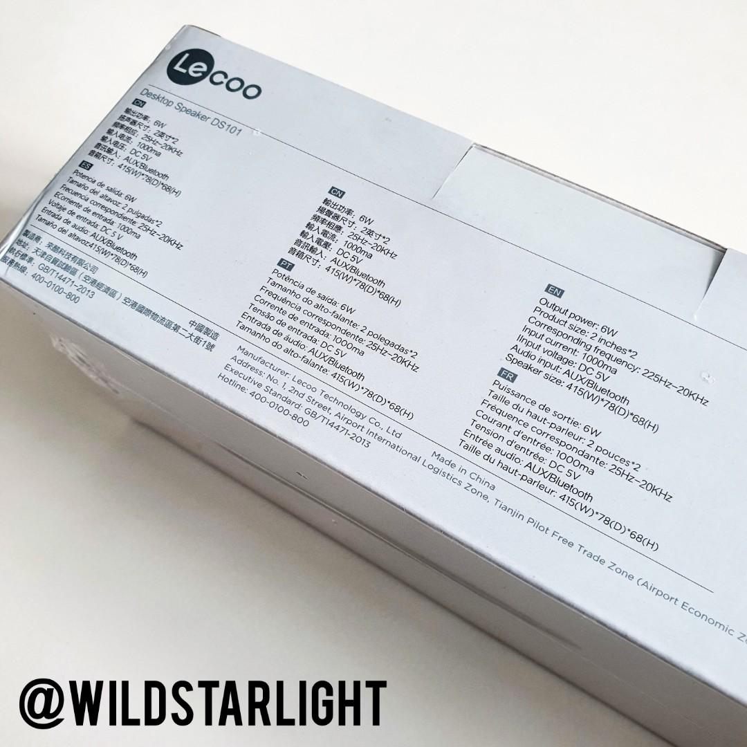 LENOVO LECOO DS101 DESKTOP SPEAKER, Audio, Soundbars, Speakers ...