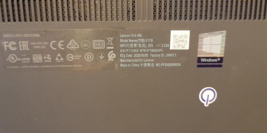 LENOVO V14 1WL core i3, Computers & Tech, Laptops & Notebooks on Carousell