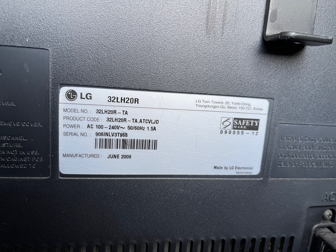 LG 32LH20R - TA, TV & Home Appliances, TV & Entertainment, TV on Carousell