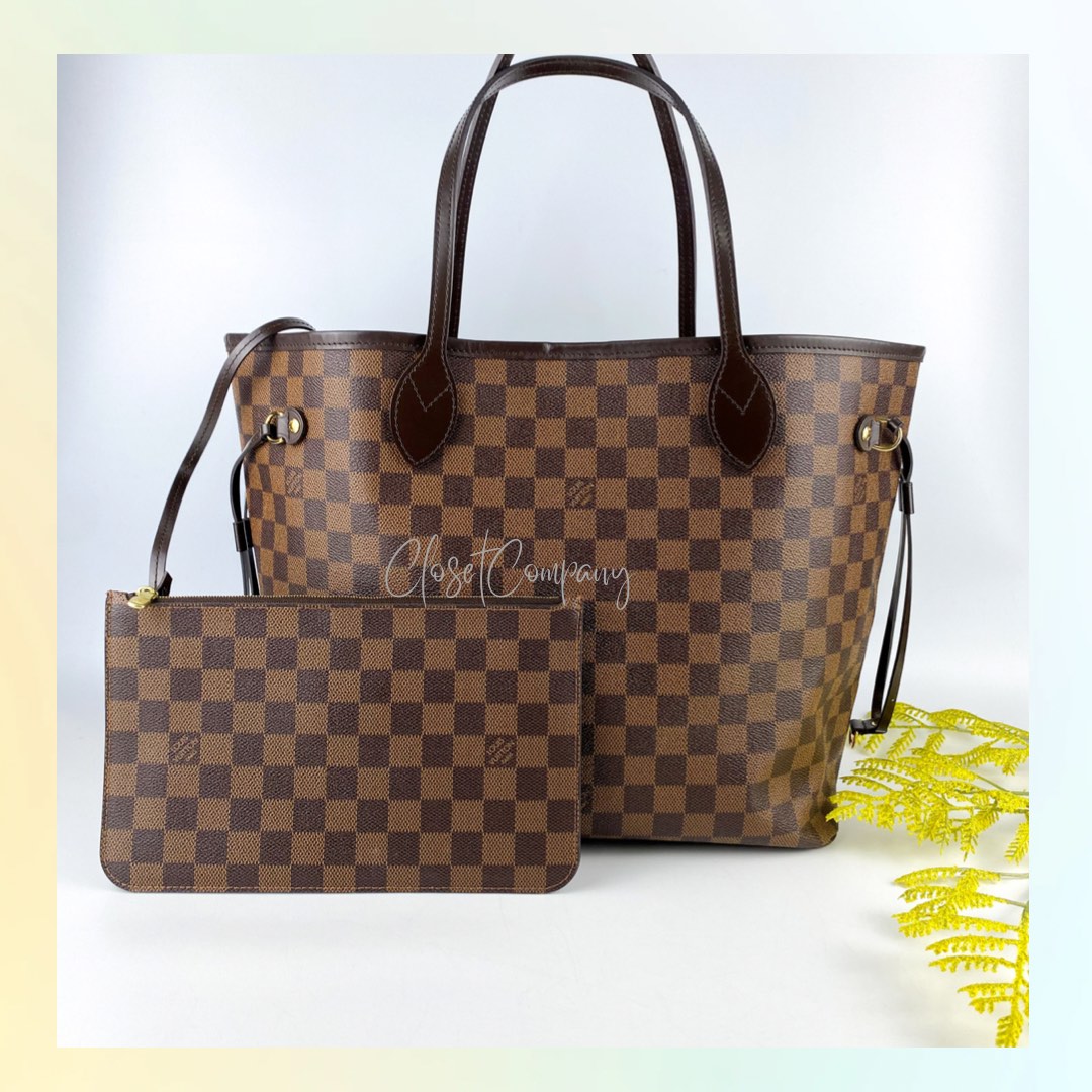 Like New Louis Vuitton Neverfull MM in Damier Ebene Canvas (Date Code ...