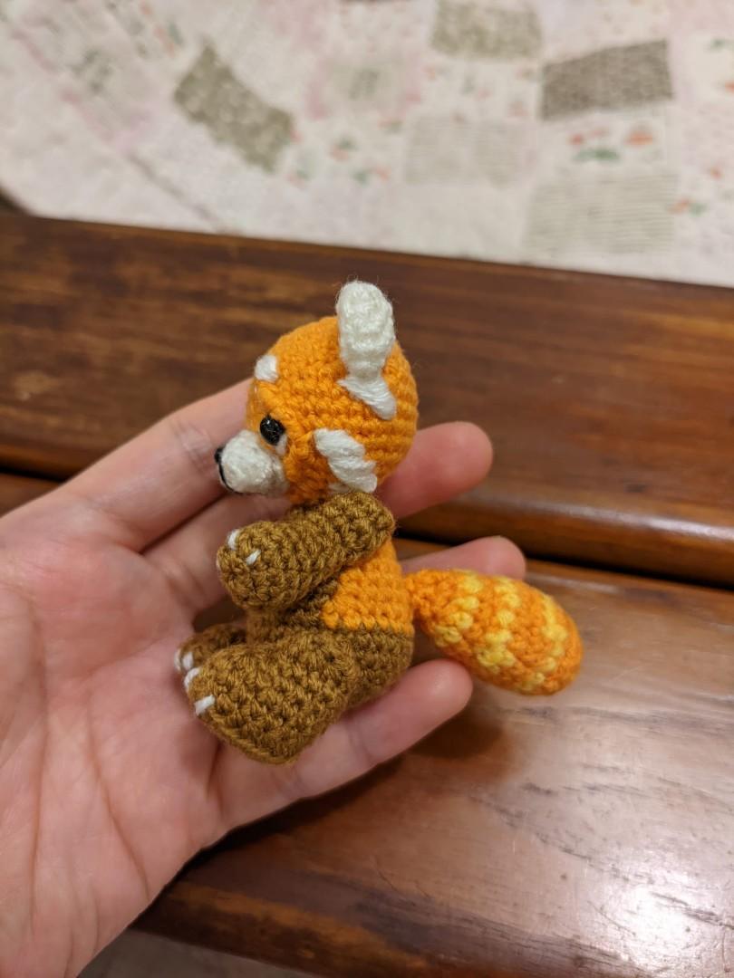 Little Cute Red Panda - Handmade Crochet, Hobbies & Toys, Stationery ...
