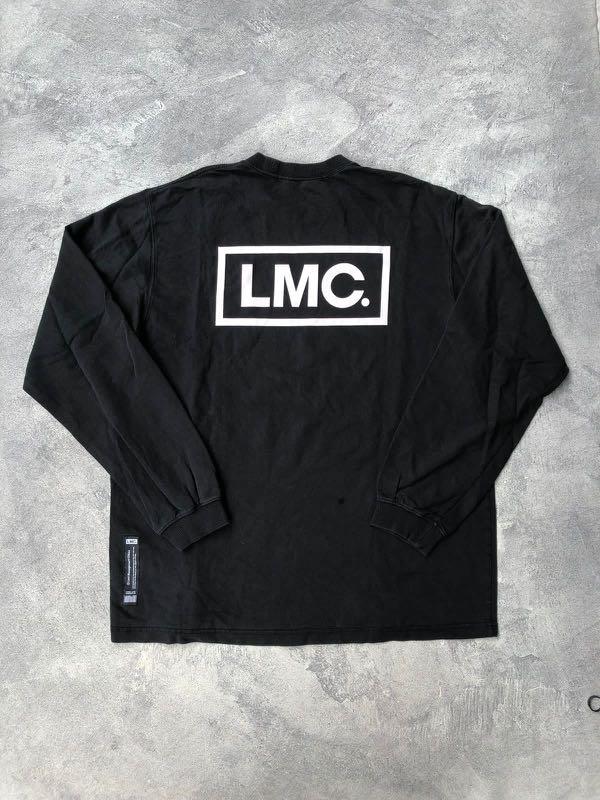 Lmc boxlogo longsleeve, Fesyen Pria, Pakaian , Atasan di Carousell
