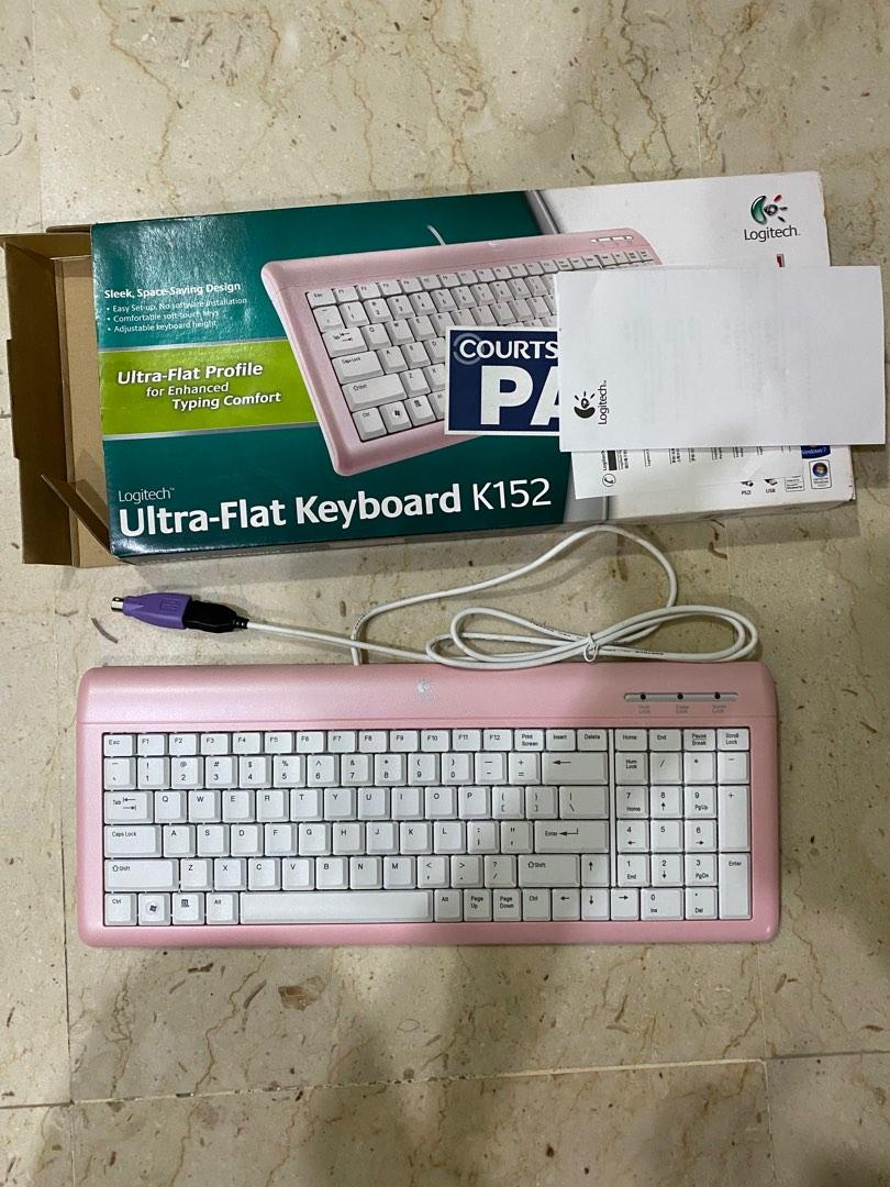 Logitech pink keyboard, Computers & Tech, Parts & Accessories, Computer ...