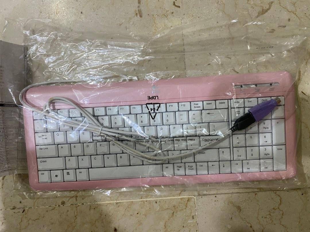 Logitech pink keyboard, Computers & Tech, Parts & Accessories, Computer ...