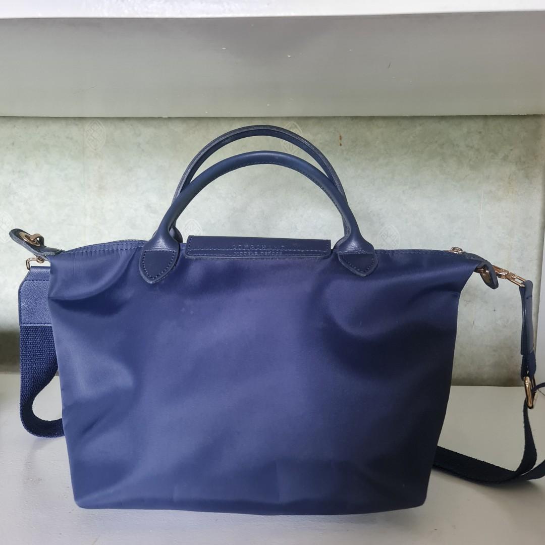 Longchamp Dark Blue, Women's Fashion, Bags & Wallets, Cross-body Bags ...