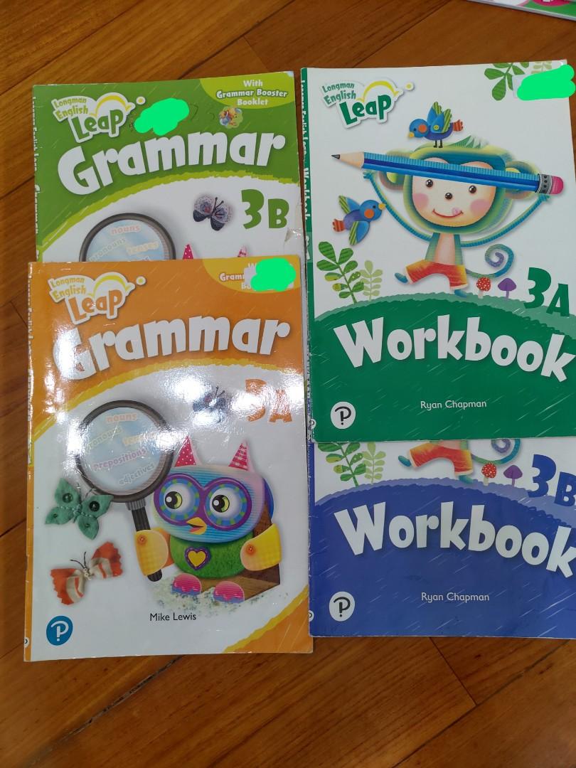 Longman English Leap Workbook/Grammar 3A3B, 興趣及遊戲, 書本 & 文具, 教科書 - Carousell