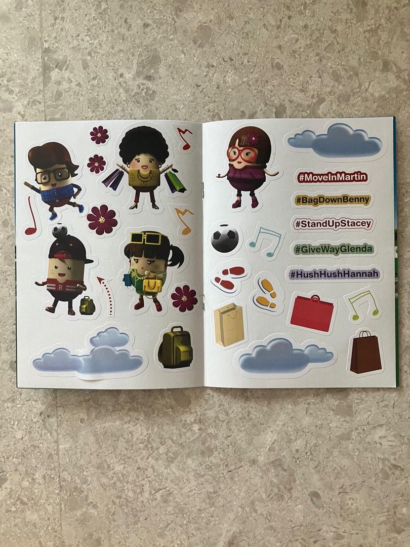 LTA Mascot Stickers, Hobbies & Toys, Stationery & Craft, Other ...