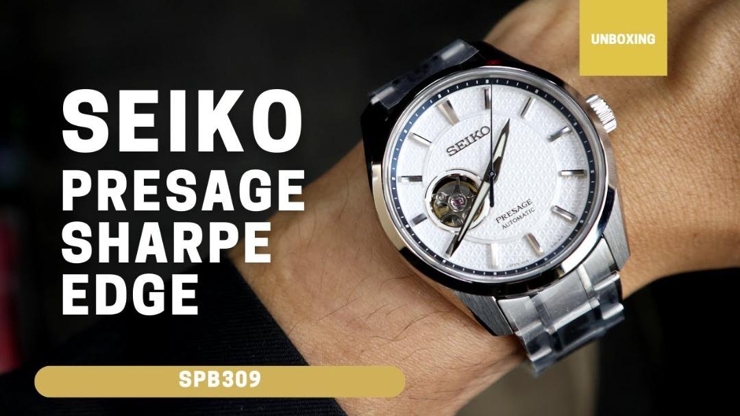 "Made In Japan" Seiko Presage SPB309J1 Prestige Line *Sharp Edged Open ...