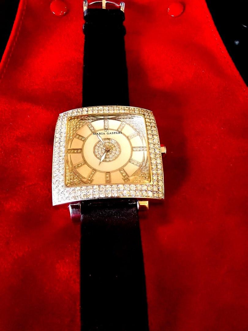 Maria Gaspari Limited Edition full diamonds and pearls watch, Luxury ...