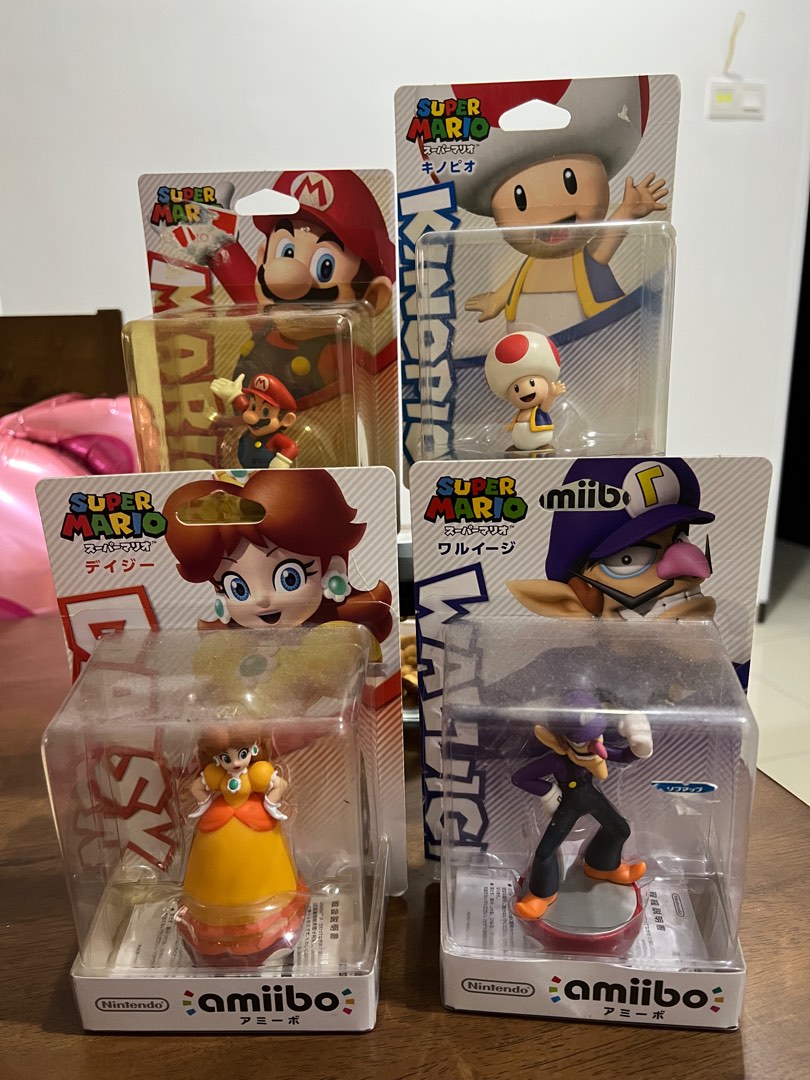 Mario Bros Amiibo set, Video Gaming, Gaming Accessories, Interactive ...