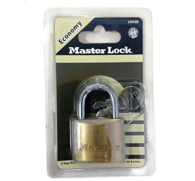 Master Lock Hardened Solid Brass Padlock Available in 19mm, 40mm ...