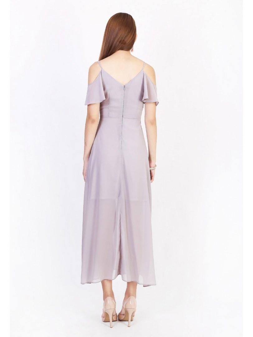 MGP Label Antares Maxi Dress In Grey, Women's Fashion, Dresses & Sets ...