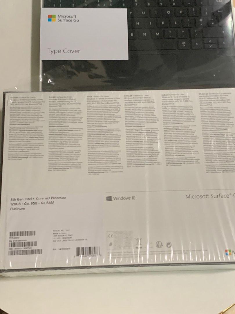 Microsoft surface GO 2 (128GB) Model#1927 , 8th Gen intel core M3 ...