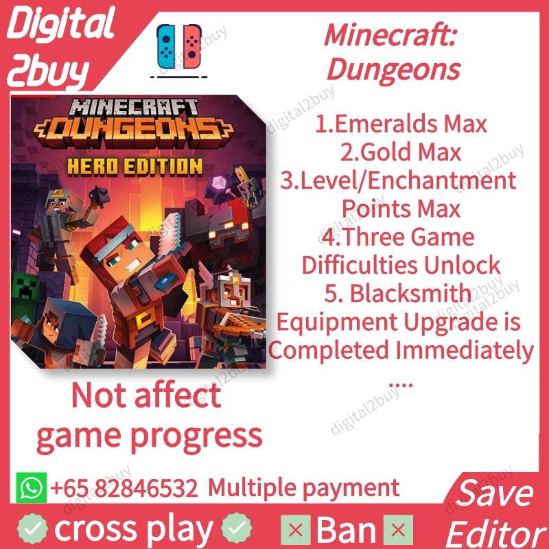 Minecraft: Dungeons Save Editor Save Modding, Video Gaming, Video Games ...