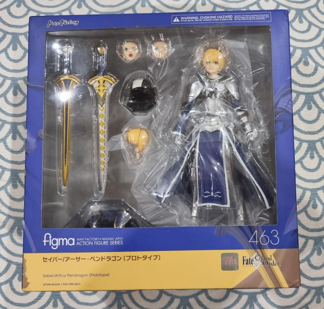 MISB Figma 463 Saber/Arthur Pendragon (Prototype), Hobbies & Toys, Toys & Games on Carousell