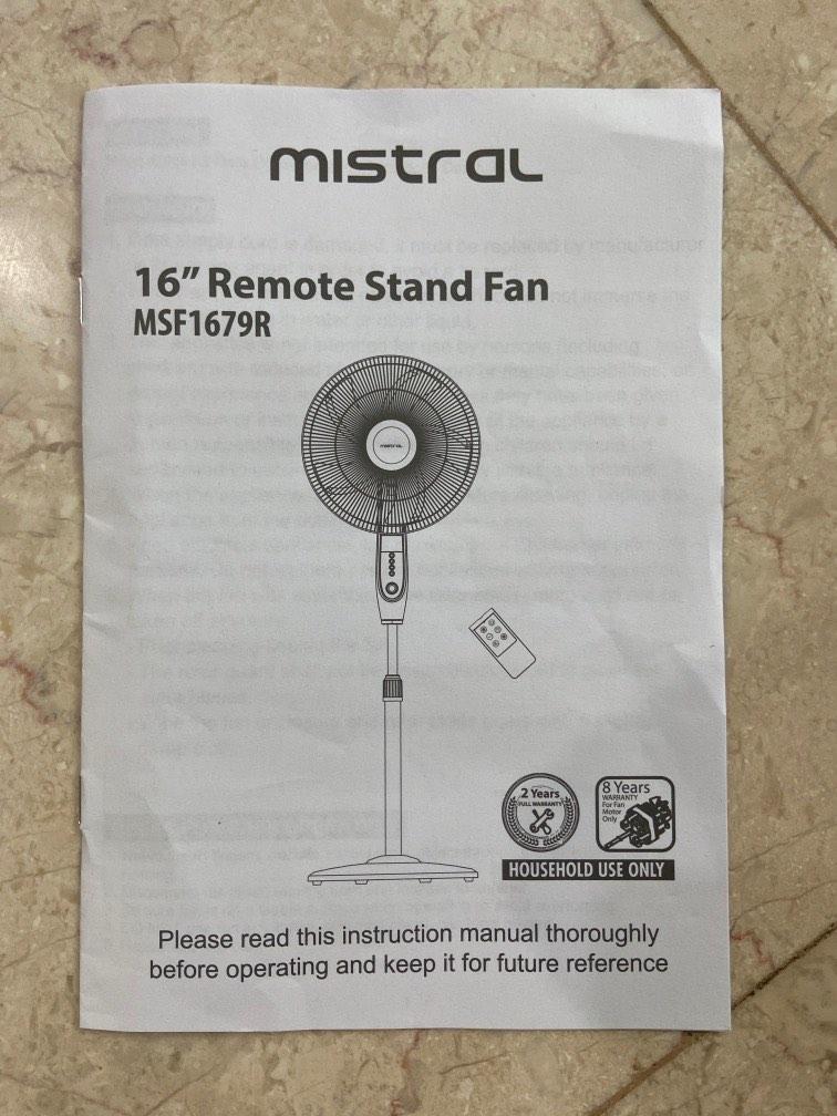 Mistral fan, Furniture & Home Living, Lighting & Fans, Fans on Carousell