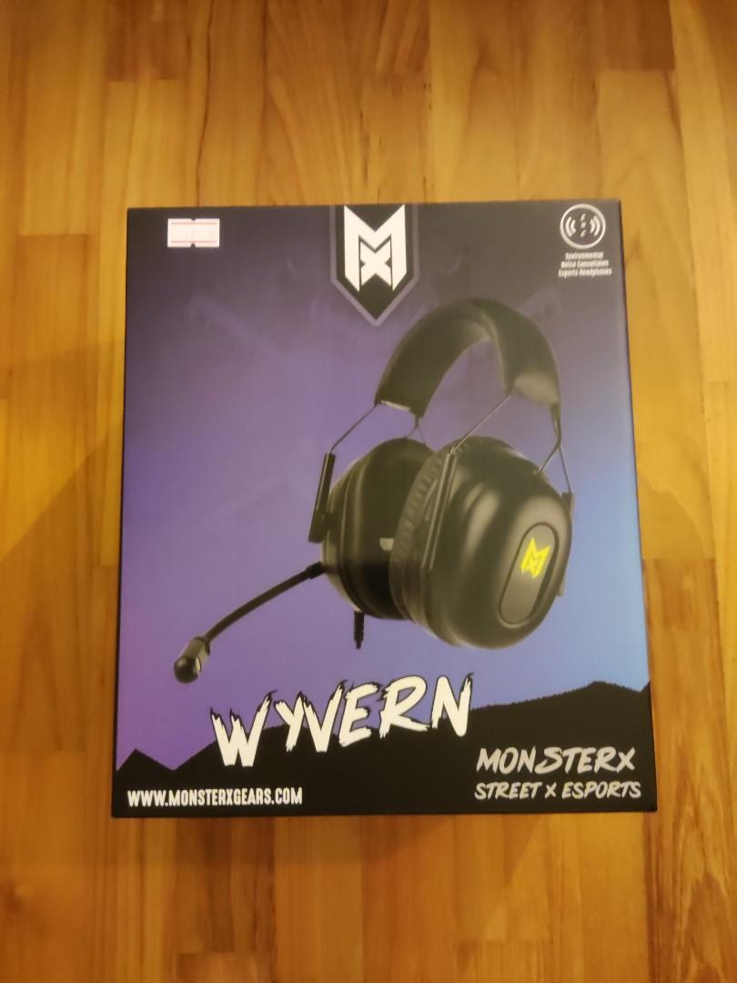 MonsterX wyvern Wired eSports Headset with noise cancellation, Audio ...