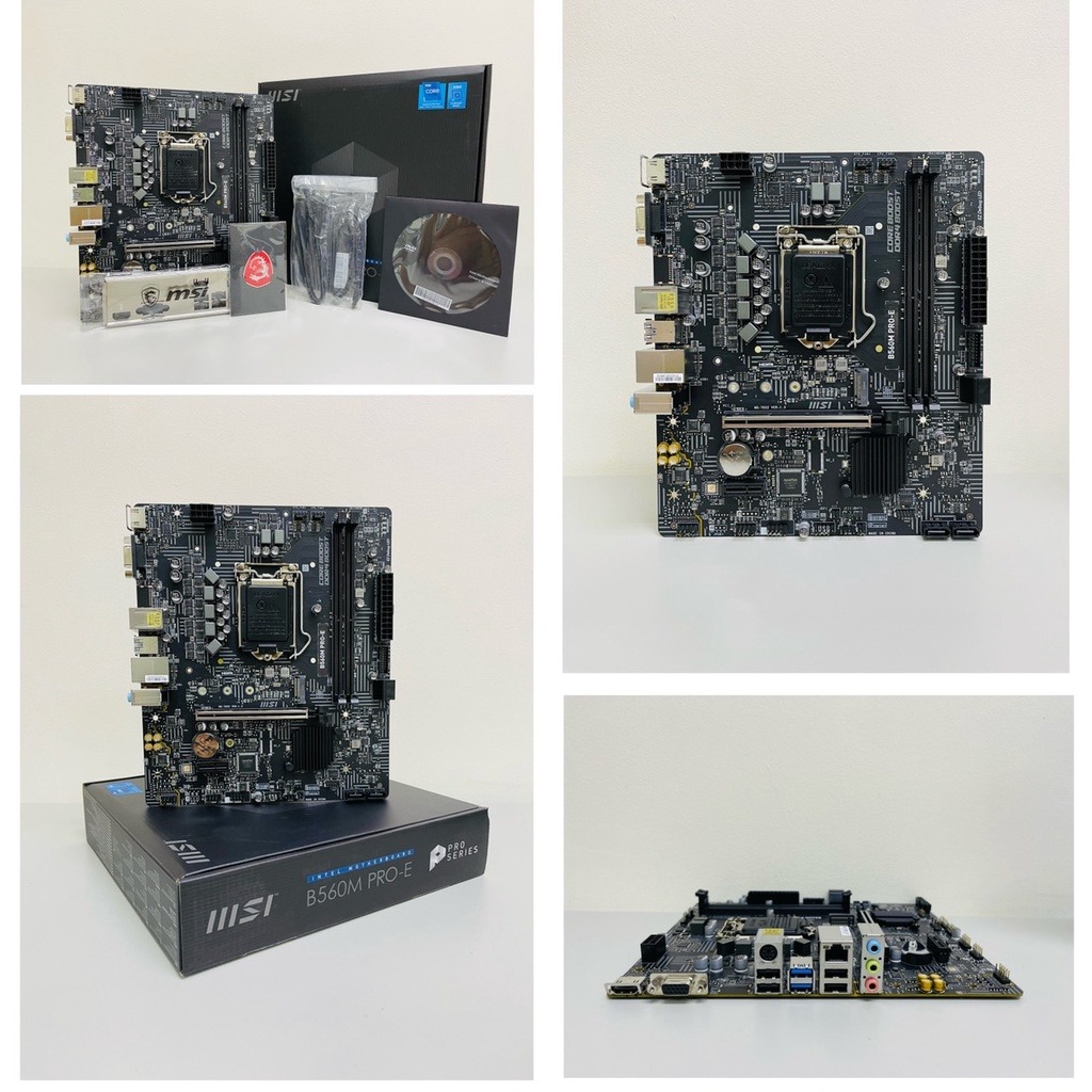 MSI B560M PRO-E LGA 1200 B560 10TH 11TH Gen up to 4800 MHZ DDR4 ...