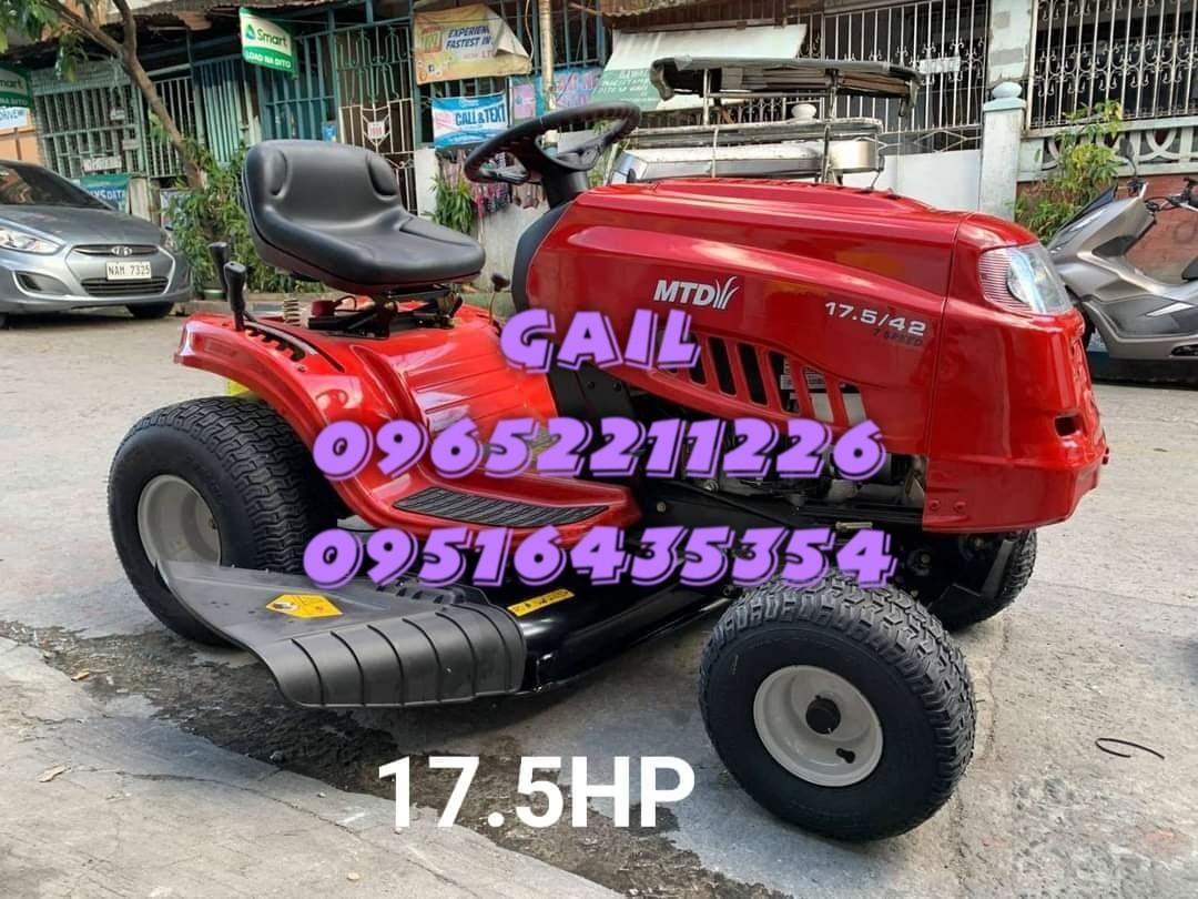 MTD 15.5HP / 17.5HP Gasoline Ride On Mower, Furniture & Home Living, Gardening, Grass Mowers ...