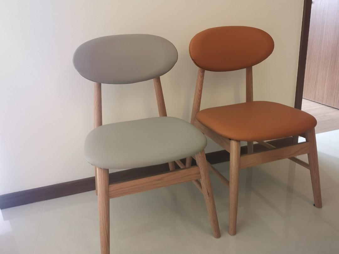 Muji Japandi style Dining Chair, Furniture & Home Living, Furniture ...