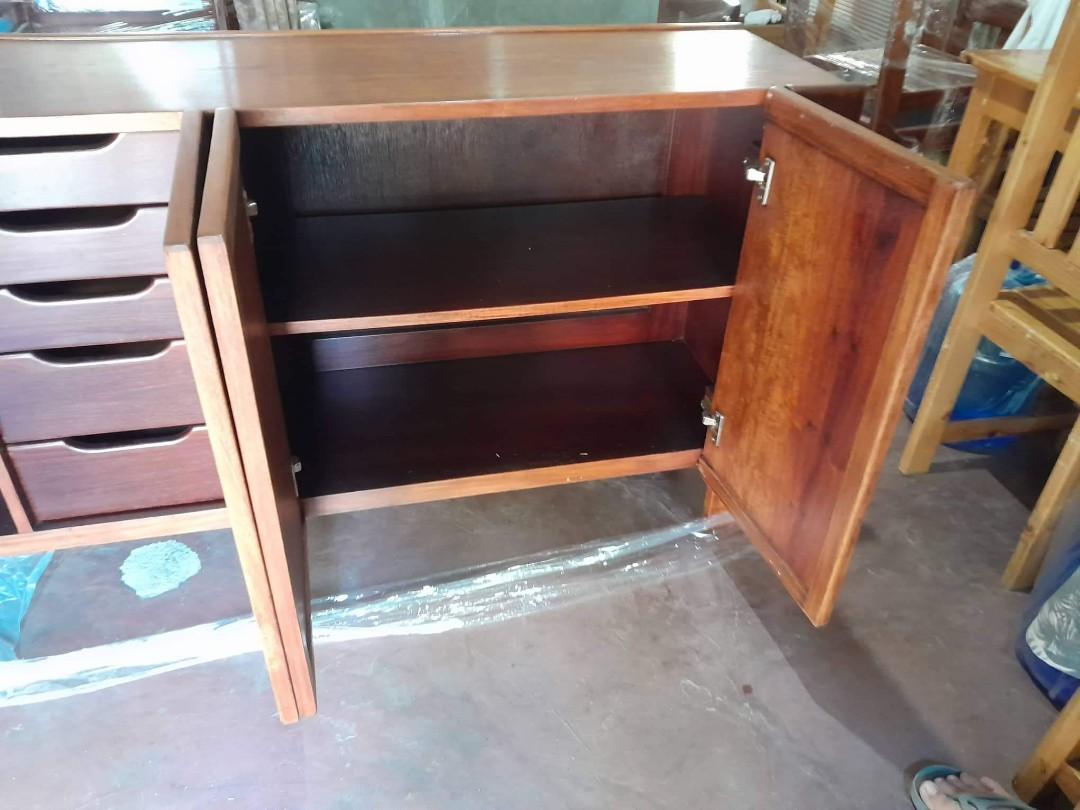 Narra Table and Buffet Set, Furniture & Home Living, Furniture, Tables ...
