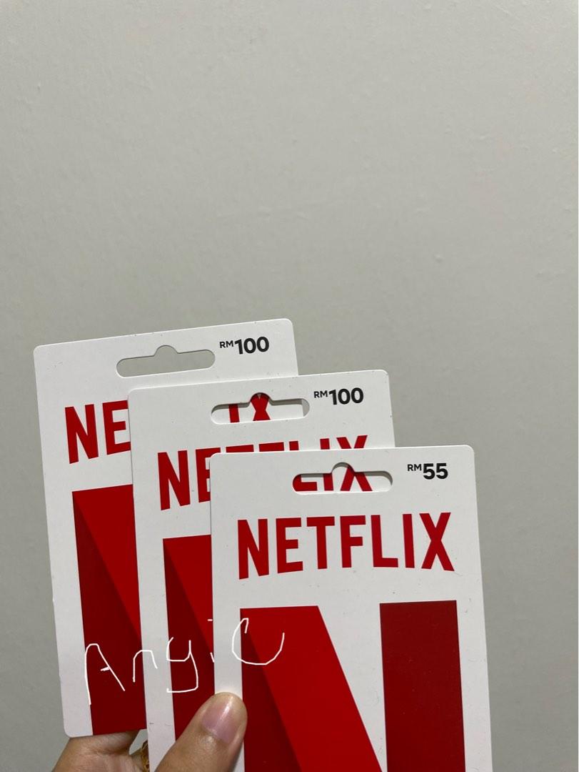 NETFLIX Gift card, Tickets & Vouchers, Store Credits on Carousell
