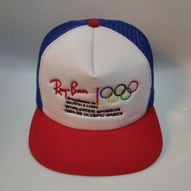 New cap ray ban Olympic hats trucker, Men's Fashion, Watches ...