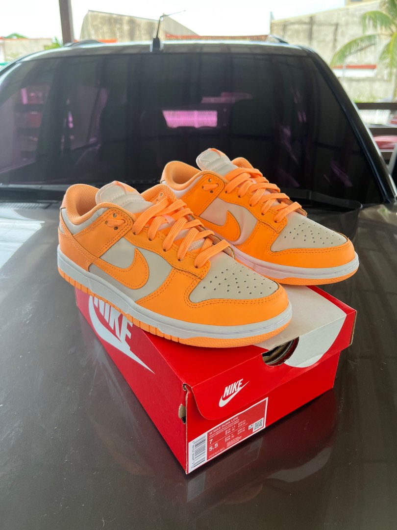 Nike Dunk Low Peach Cream, Women's Fashion, Footwear, Sneakers on Carousell
