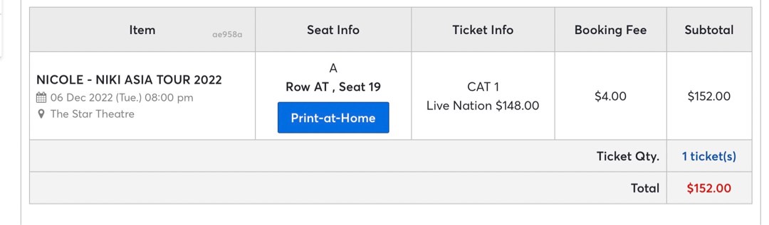 niki asia tour 2022 concert ticket, Tickets & Vouchers, Event Tickets on Carousell