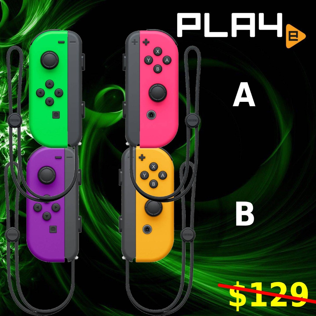 Nintendo Switch Joy-Con Controllers (Korea) Brand New, Video Gaming ...